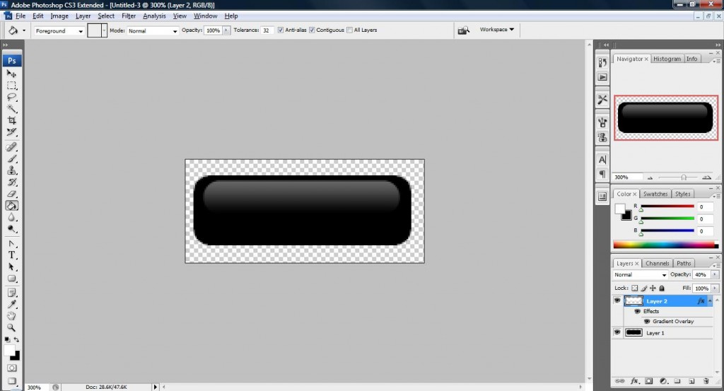 Tutorial: How to add that glow on your button with various technique - Hungred Dot Com
