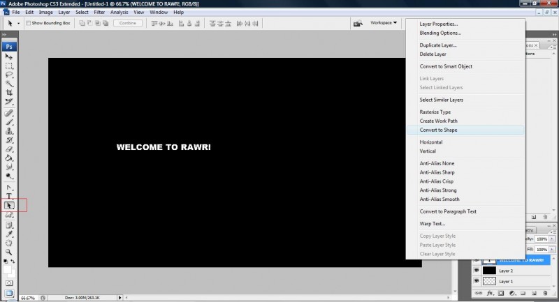Tutorial: Basic Horizontal Type Tools Function - Hungred Dot Com