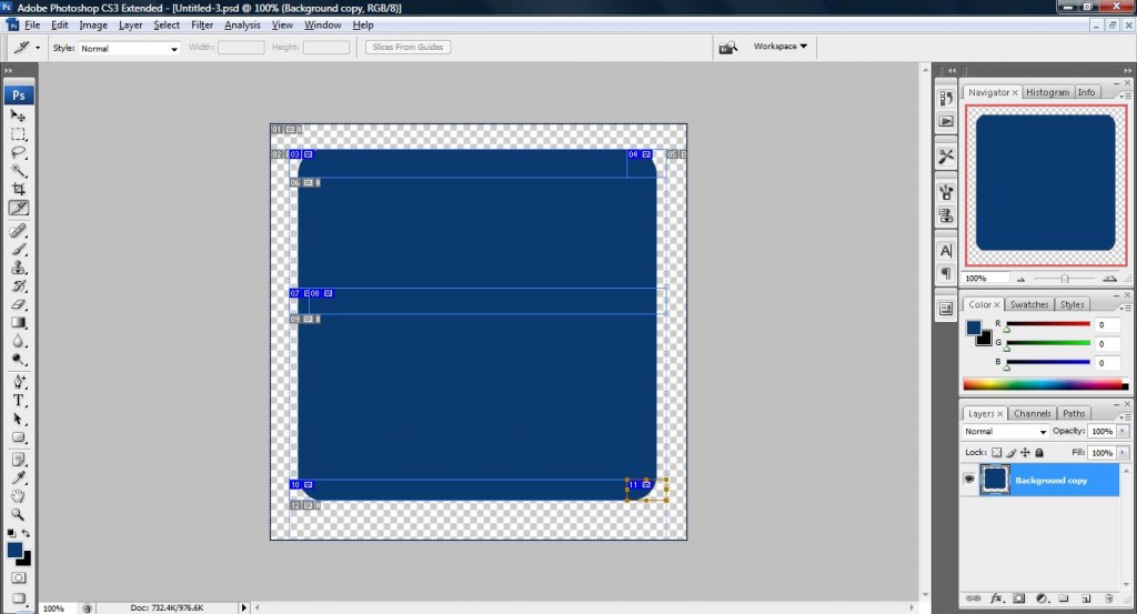 Tutorial: How to chop and slice a image into multiple pieces - Hungred ...