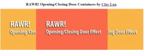 Tutorial: How to make your own opening and closing door effect with jQuery - Hungred Dot Com