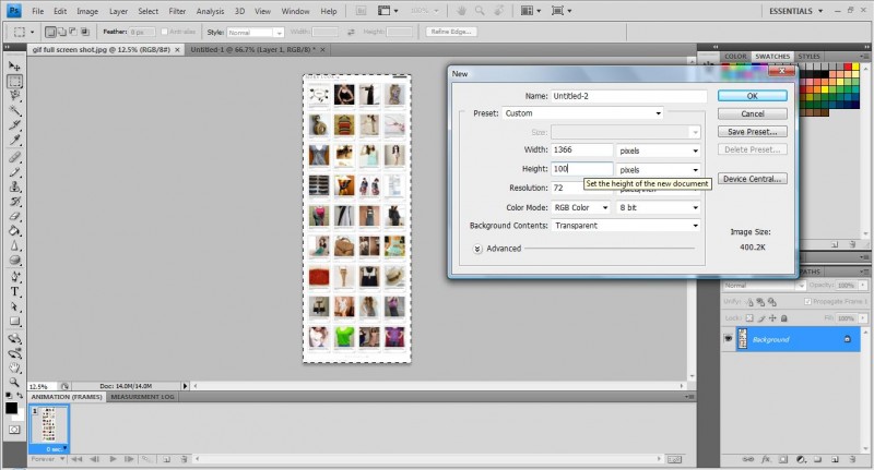 How to make animated GIFs extension file using Photoshop - Hungred Dot Com